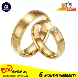 Buy Never Fade High Quality Stainless Steel Wedding Rings M9/W6
