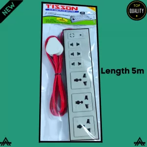 Buy Multi Plug Power Extension Cord Multi Functional 5 Mtr Multi ...