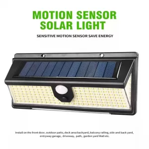Buy 190 LED Solar Lights Outdoor Solar Lamp with PIR Motion Sensor A