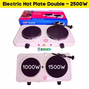 Buy Electric Heating Stove with Dual Burners 2500W Kitchen Appliance
