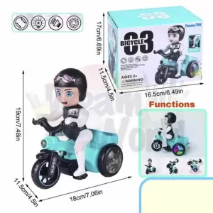 Buy Children Mini Stunt Car - Tricycle Toy Fun Three Wheeled Bic