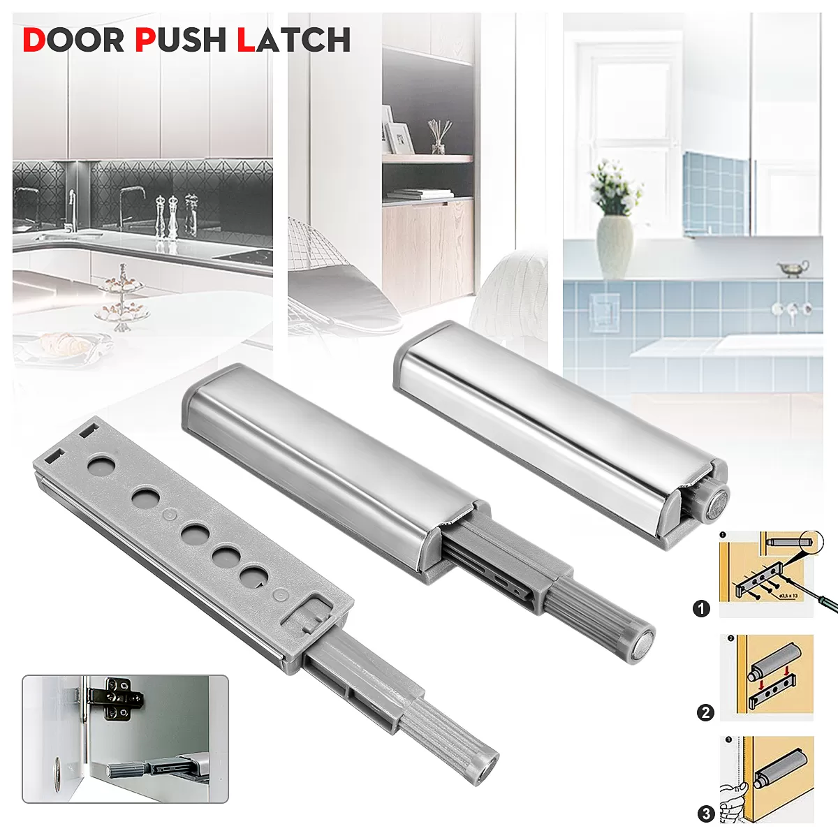 Cabinet Door Drawer Push Latch | Cabinets Matttroy