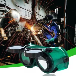 Buy Vinyl Resin Flip Up Welding Safety Goggle Protect Solder Wel