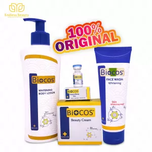 Buy Biocos Cream , Body Lotion , Face Wash & Serum Combo