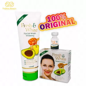 Buy Fresh and White Beauty Cream , Face Wash and Emergency Serum