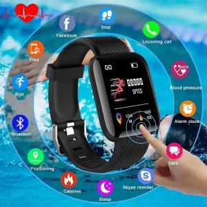 Buy 116 Plus Smart Watch Fitness Helth hart rate tracking