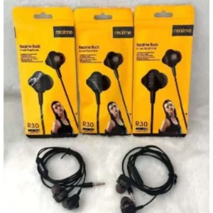 Buy Earphone with Mic (R30) - Super Headset Stereo Earphones