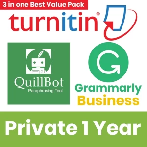 Buy Grammarly, Turnitin, & Quillbot Package for 1 Year