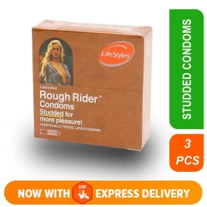 Buy Life Styles Rough Rider Studded Condoms- 3PS