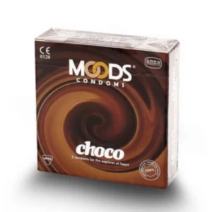 Buy MOODS 3 condoms (Chocolate Flavor)