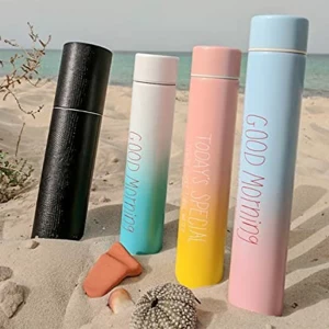 Buy Stainless Steel Slim Hot Cold Water Flask Bottle