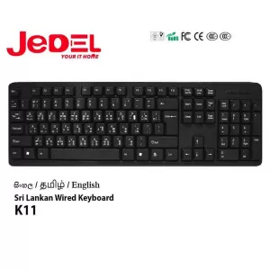 Buy Sinhala Keyboard | Jedel K11 Sinhala Desktop Keyboard