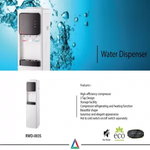 Buy Range 3 Tap Hot Cold Normal Water Dispenser - Compressor