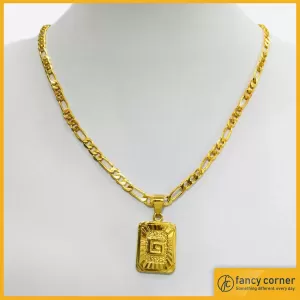 Buy 24 Gold Plated Lara Chain & Box Pendant Guaranteed