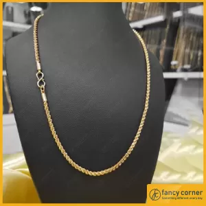Buy 60 CM Gold Plated Rope Chain Guaranteed 24 inch Long Sty