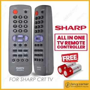 Buy Grey Sharp universal Multi CRT Tv Remote Controller & Free B