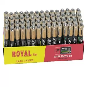Buy non-rechargeable 1.5v heavy dry battery ROYAL plus AA batter
