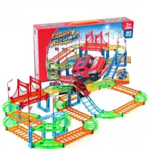 Buy Rail Car Toy Racing Track Car Assembly Magic Track