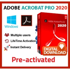 Buy Adobe Acrobat Pro DC 2020 Pre Activated