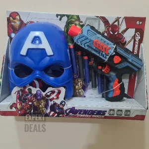 Buy Avinger Soft Bullet Blaster Gun with Mask action figure