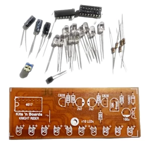 Buy Knight Rider 10 LED DIY Circuit Kit with Parts and PCB