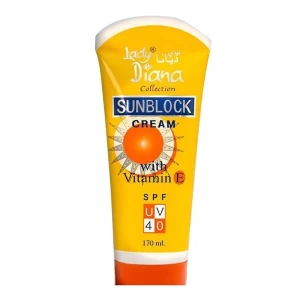 Buy Lady Diana SunBlock Cream With Vitamin E - 170 ml