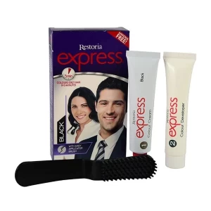 Buy Restoria Express Hair Dye 5Min Black Men Women Unisex