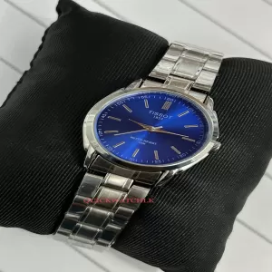 Buy Ladies Fashion Blue Face Womens Watch Silver