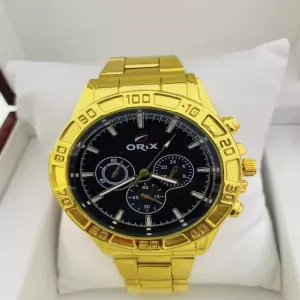 Buy Mens Fashion Orix Watch GoLd