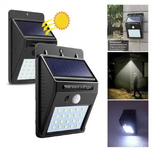 Buy 2 PCS Solar Powered Automatic of Motion Activated LED Wirele