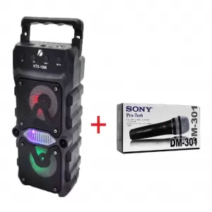 Buy Bluetooth Rechargeable Speaker with Microphone -KTS-1096 COMBO New
