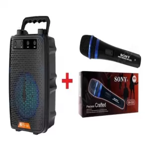 Buy Bluetooth Rechargeable Speaker with Microphone -KTS-1338 COMBO
