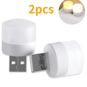 Buy 2PCS 1W Pocket Mini LED Night Light USB Plug Lamp