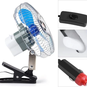 Buy Car Oscillating Fan Vehicle Mounted Swing Car Mini Fan