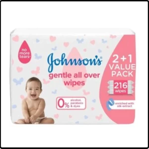 Buy JOHNSONS Baby Wipes Gentle All Over Wipes 72x 3 packs