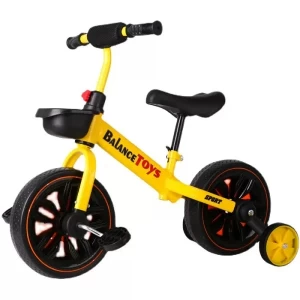 Buy Kids 3 in 1 Multi Functional Balance Tricycle- Yellow