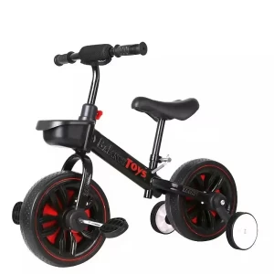Buy Kids 3 in 1 Multi Functional Balance Bike Tricycle-Black