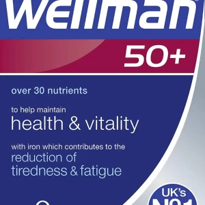 Buy Vitabiotics Wellman 50+ (30)Tablets For MEN Vitamin UK