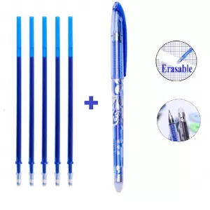 Buy Blue Erasable Pen Set 0.5 mm Washable Handle Magic Erasable