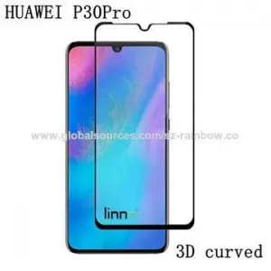 Buy 3D Full Glue Temperd Glass For Huawei P30 Pro Full Curve Tem