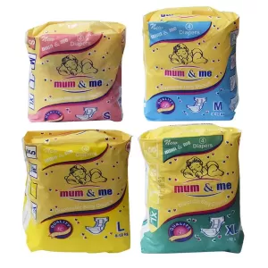 Buy BABY DIAPERS MUM AND ME MEDIUM 40PCS