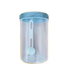 Buy Silver 1 Piece Visual Plastic Kitchen Spice Container ROUND