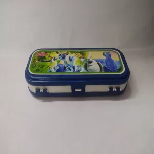 Buy Blue Pencil Box - Double Side - Large