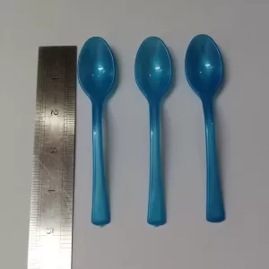 Buy Blue Plastic Tea Spoons - 12 Pcs Set