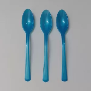 Buy Blue Plastic Tea Spoons - 24 Pcs Set