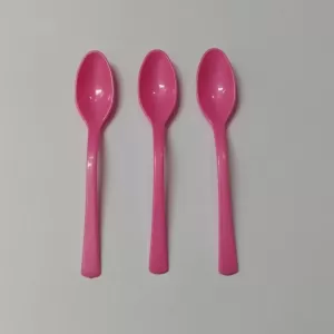 Buy Pink Plastic Tea Spoons - 24 Pcs Set