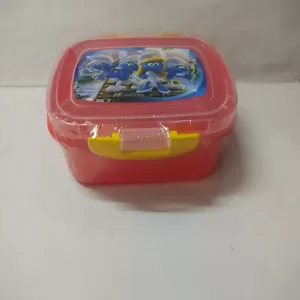 Buy Red Plastic Lunch Box - Square Color