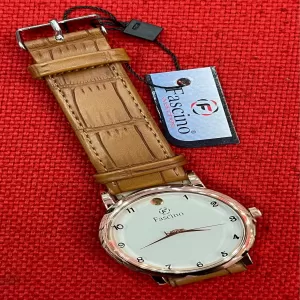 Buy Brown Fascino Mens Watch
