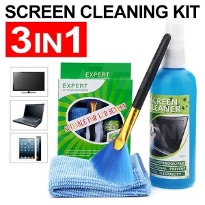 Buy 3 in 1 Cleaning Kit Monitor TV PC LCD Screen Cleaner