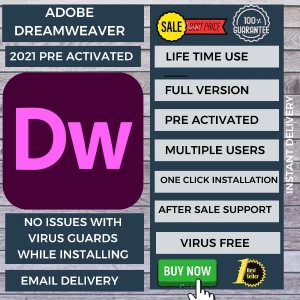 Buy Adobe Dreamweaver 2021 Pre activated Full Version